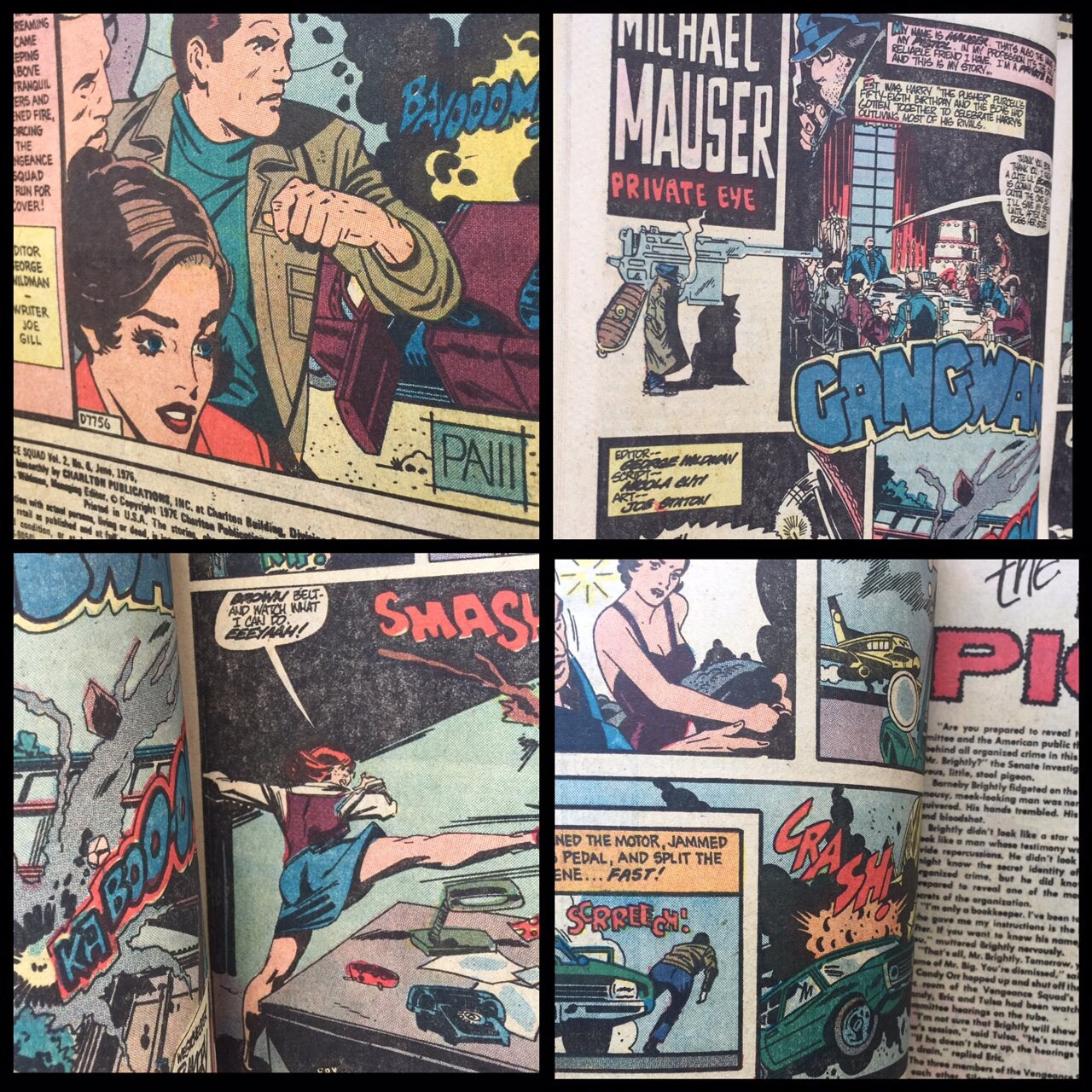 5 VENGEANCE SQUAD 1970's Secret Agent COMIC Books 2 Thru - Etsy