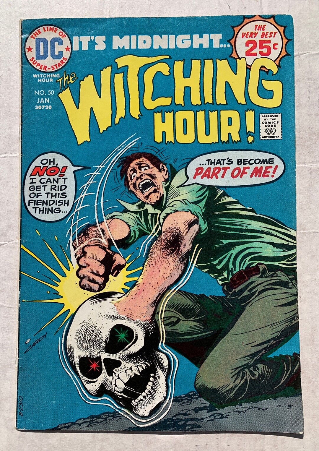 WITCHING HOUR #50 1975 Vintage Horror Comic Book DC Comics Skull ...