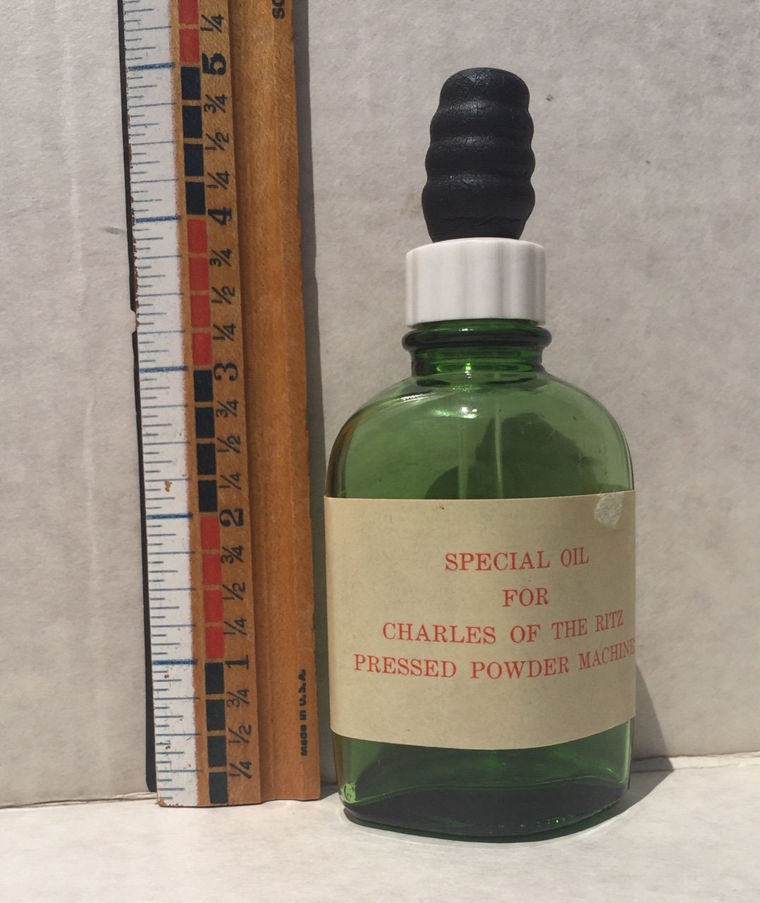 Vintage Green Bottle & Dropper for Charles of the Ritz Pressed - Etsy