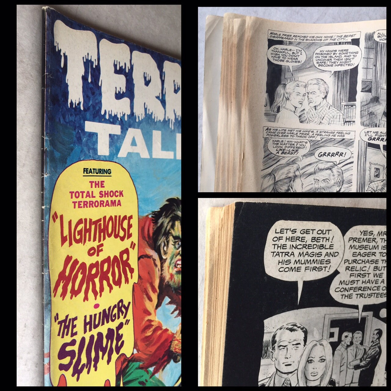 TERROR TALES 1973 Horror Comic Magazine Book Eerie Gore Vampires ...