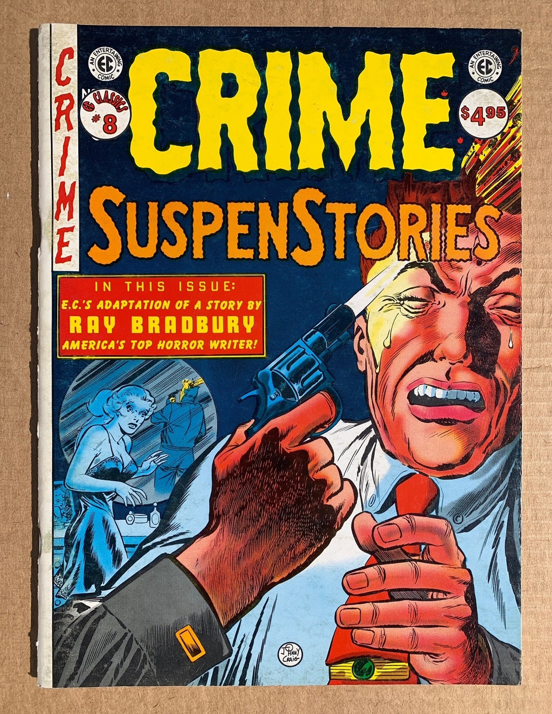 CRIME SUSPENSE STORIES E.C. Comics 1986 Oversize Issue Ray Bradbury ...