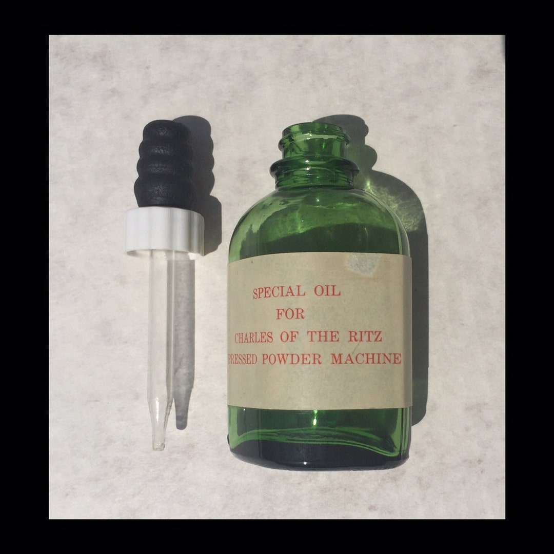 Vintage Green Bottle & Dropper for Charles of the Ritz Pressed Powder ...