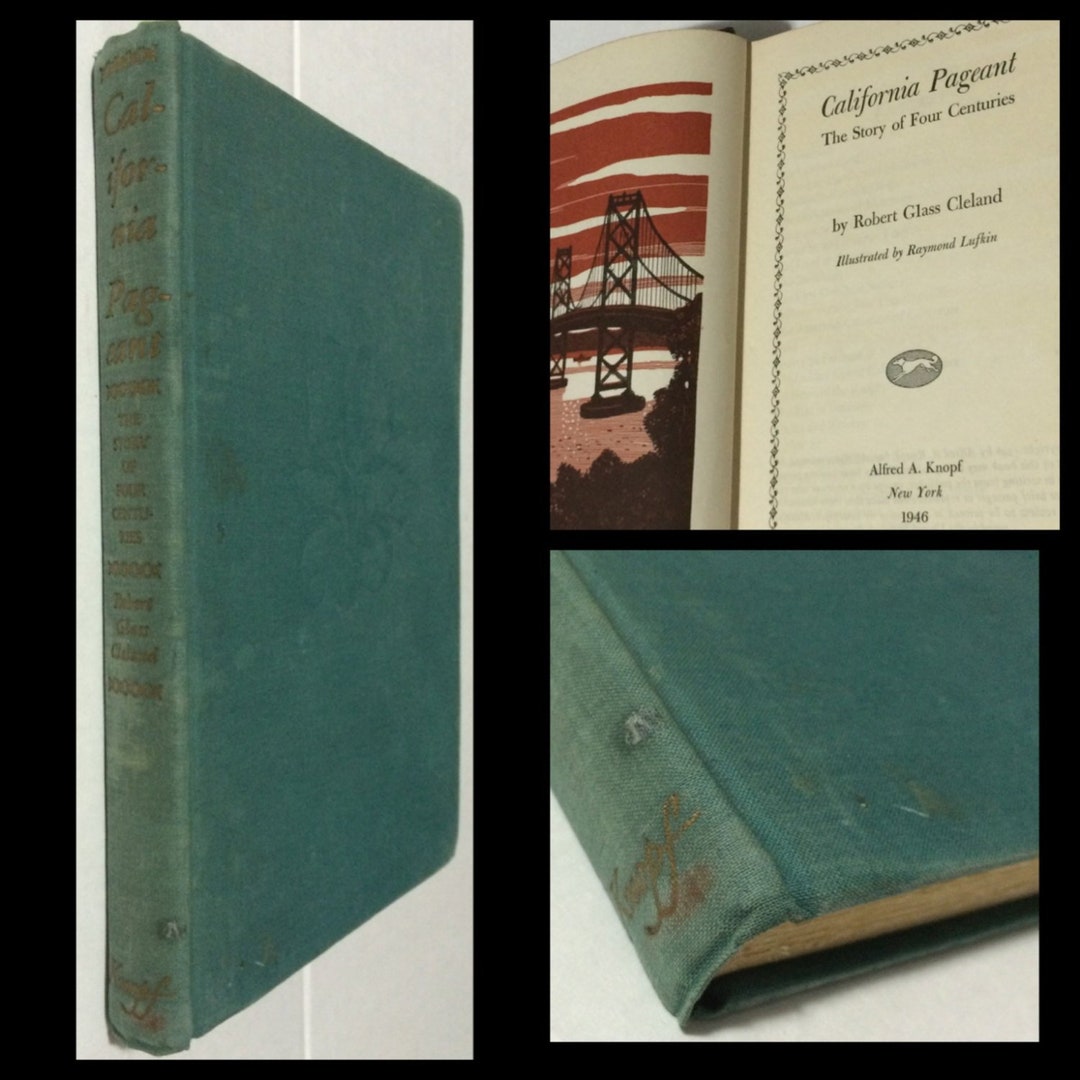 1946 CALIFORNIA PAGEANT libro duro Raymond Lufkin ilustrado - Etsy España