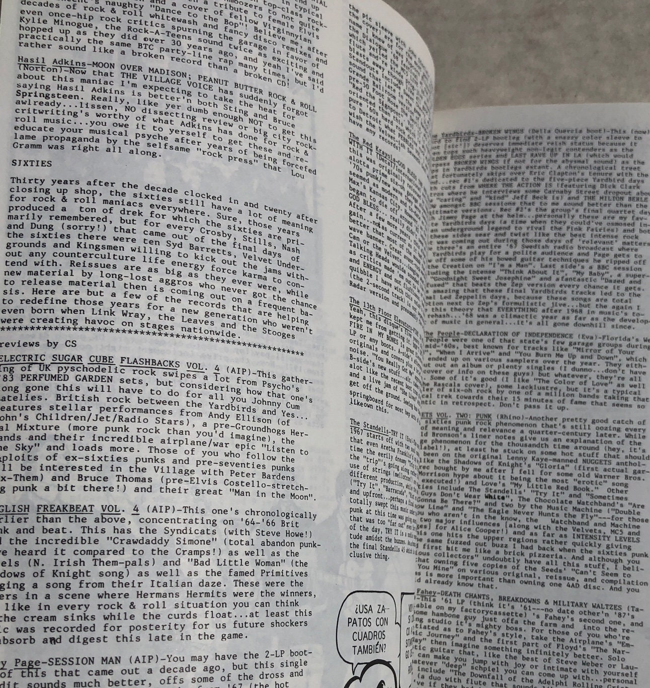 Black to Comm 1991 'zine STIV BATORS Link Wray Amon Duul Edgar Breau ...