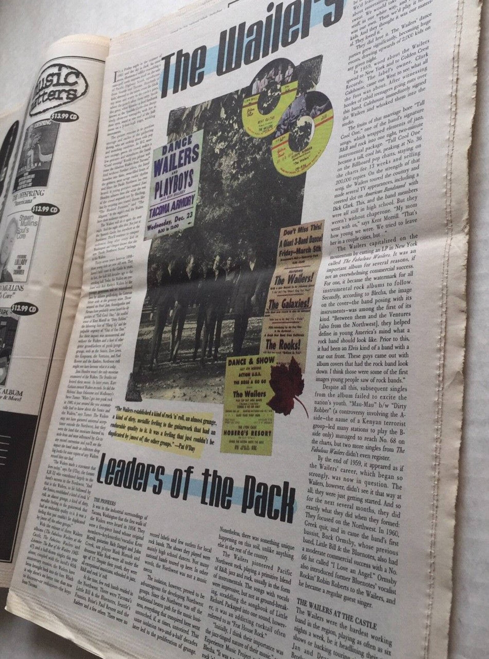 The ROCKET Seattle 1998 Newspaper 'zine Post Grunge - Etsy UK