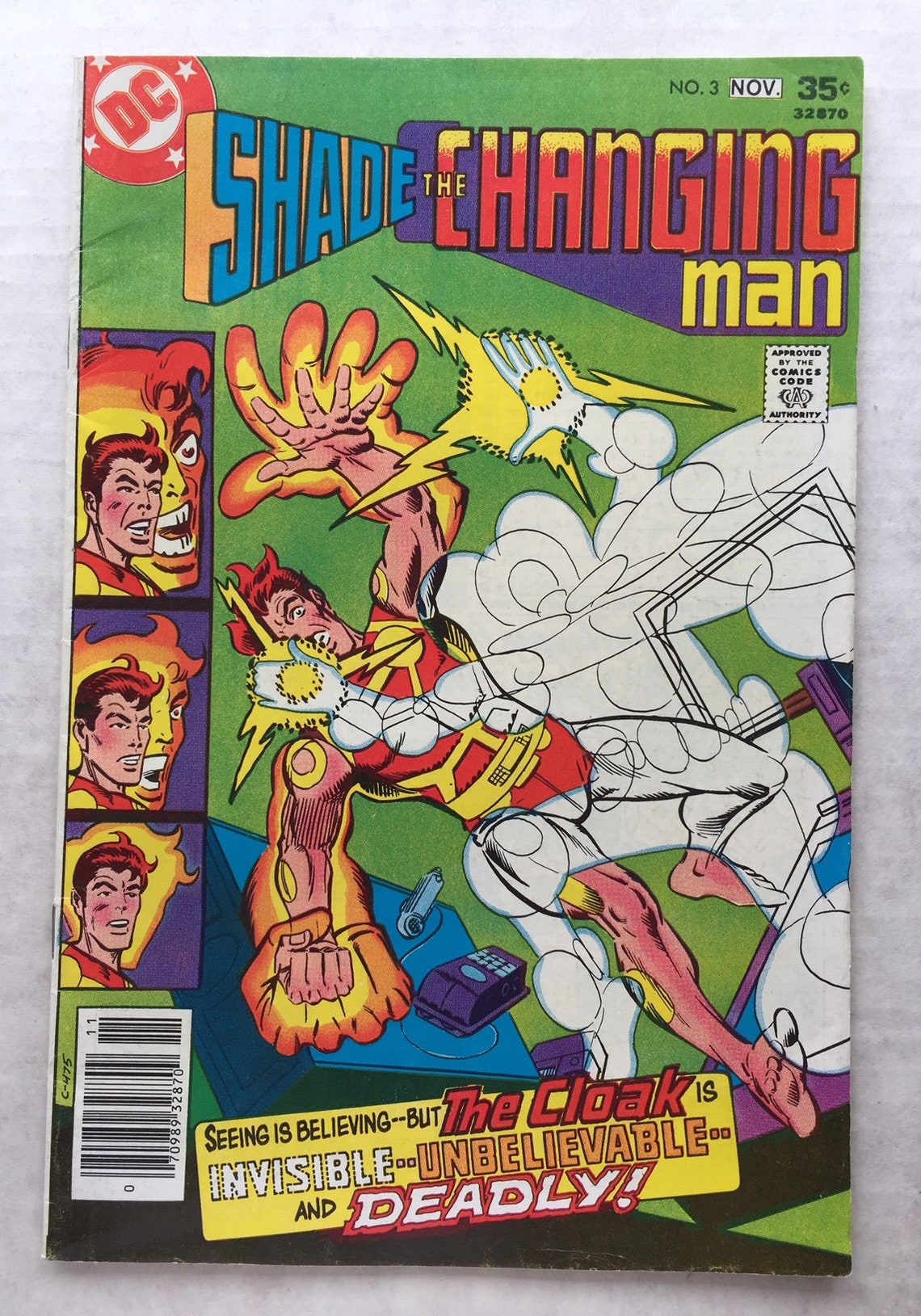 1977 SHADE the Changing Man STEVE DITKO D.C. Comic Book - Etsy