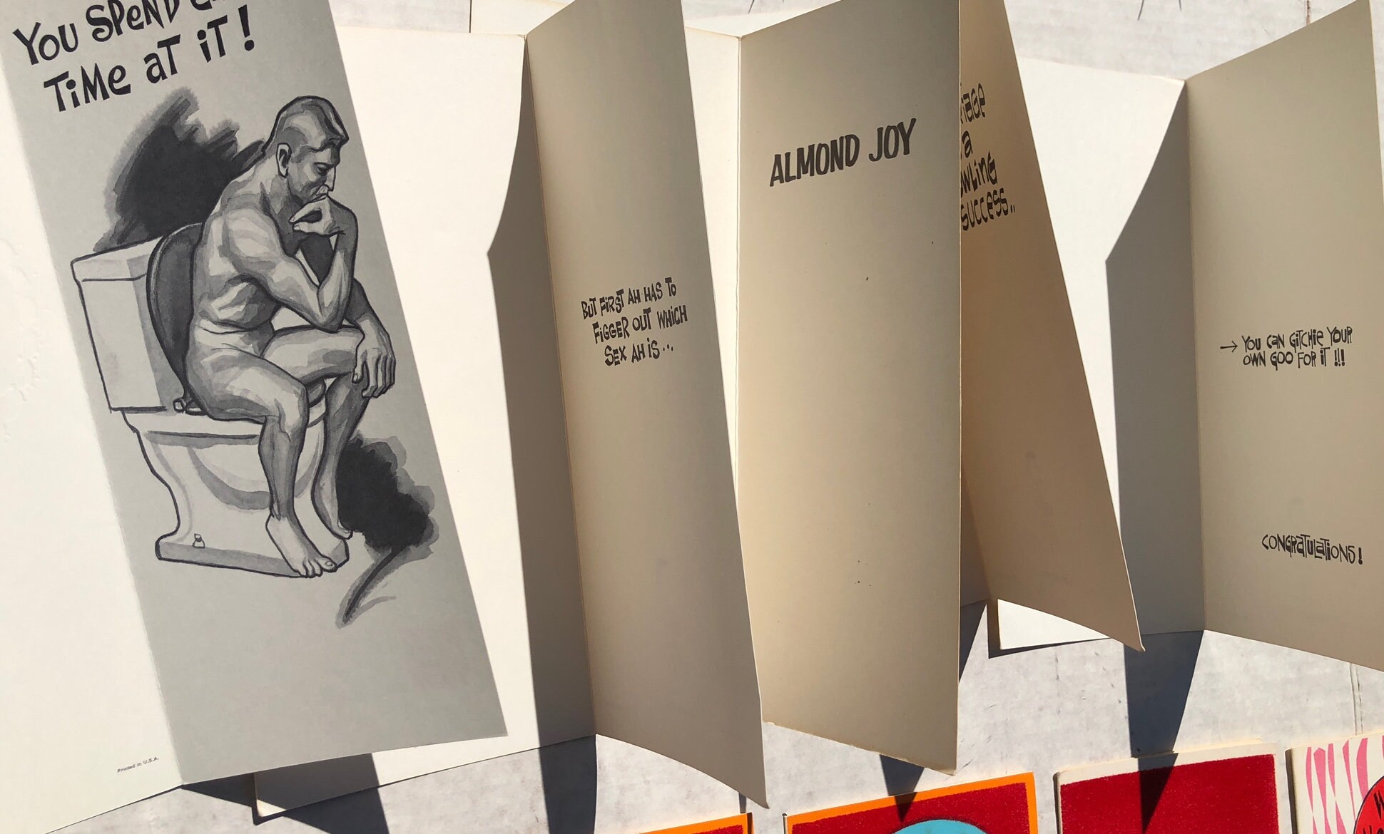 14 Wacky Mod GREETING CARDS From the 1960's & 70's Great Typography and ...