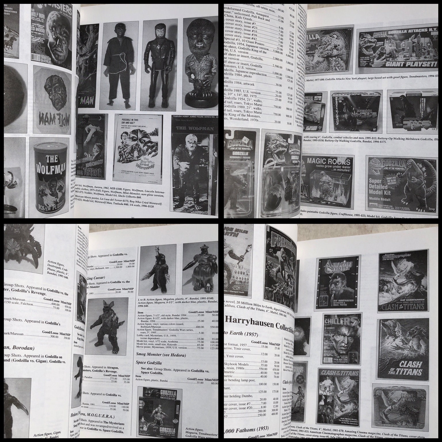 MONSTERS OF FILM & T.V. Identification and Collecting Guide Horror Toys ...