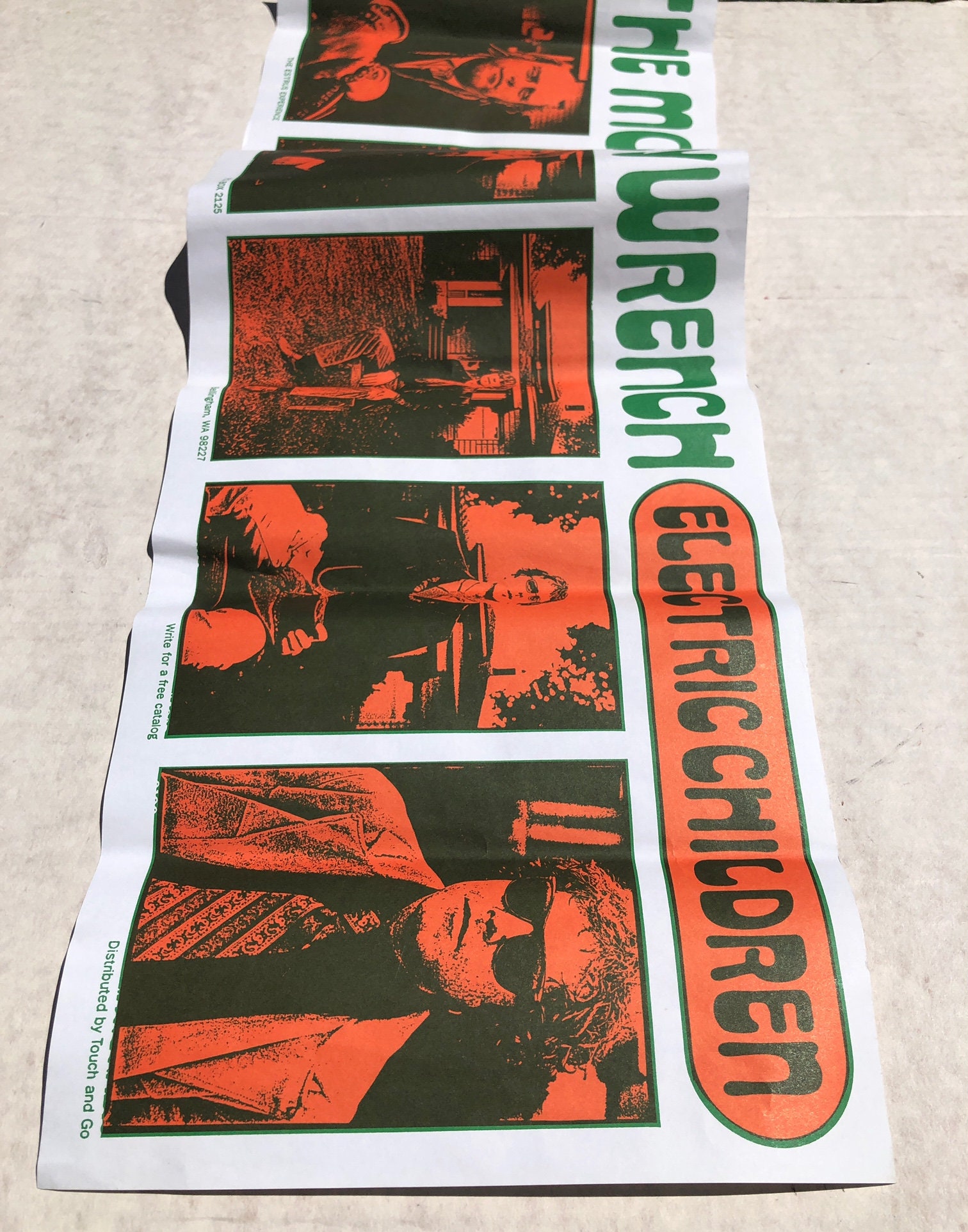 MONKEYWRENCH Electric Children POSTER Garage Rock Estrus Records Tim ...