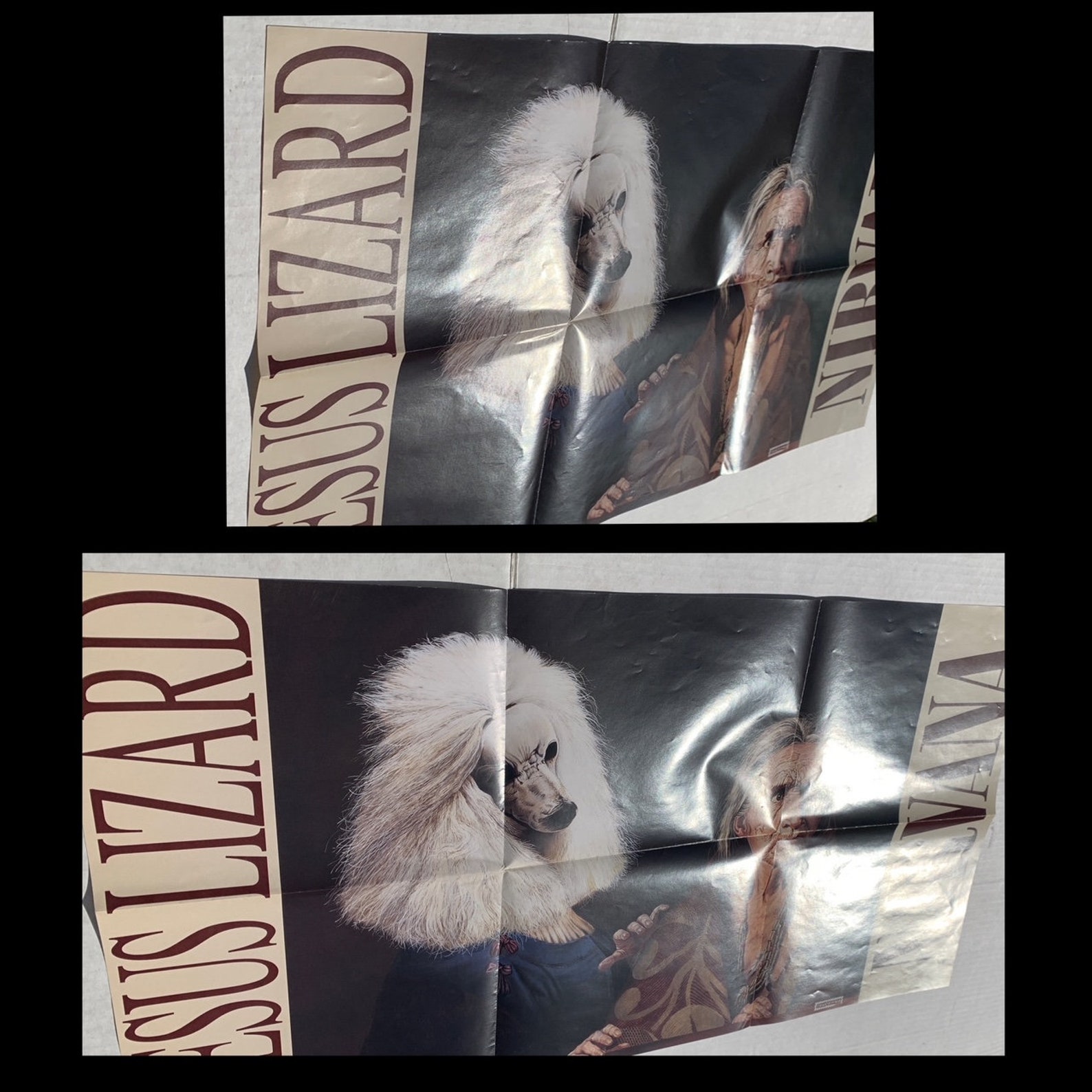 NIRVANA / JESUS LIZARD 1993 Original Poster From Touch & Go Records ...