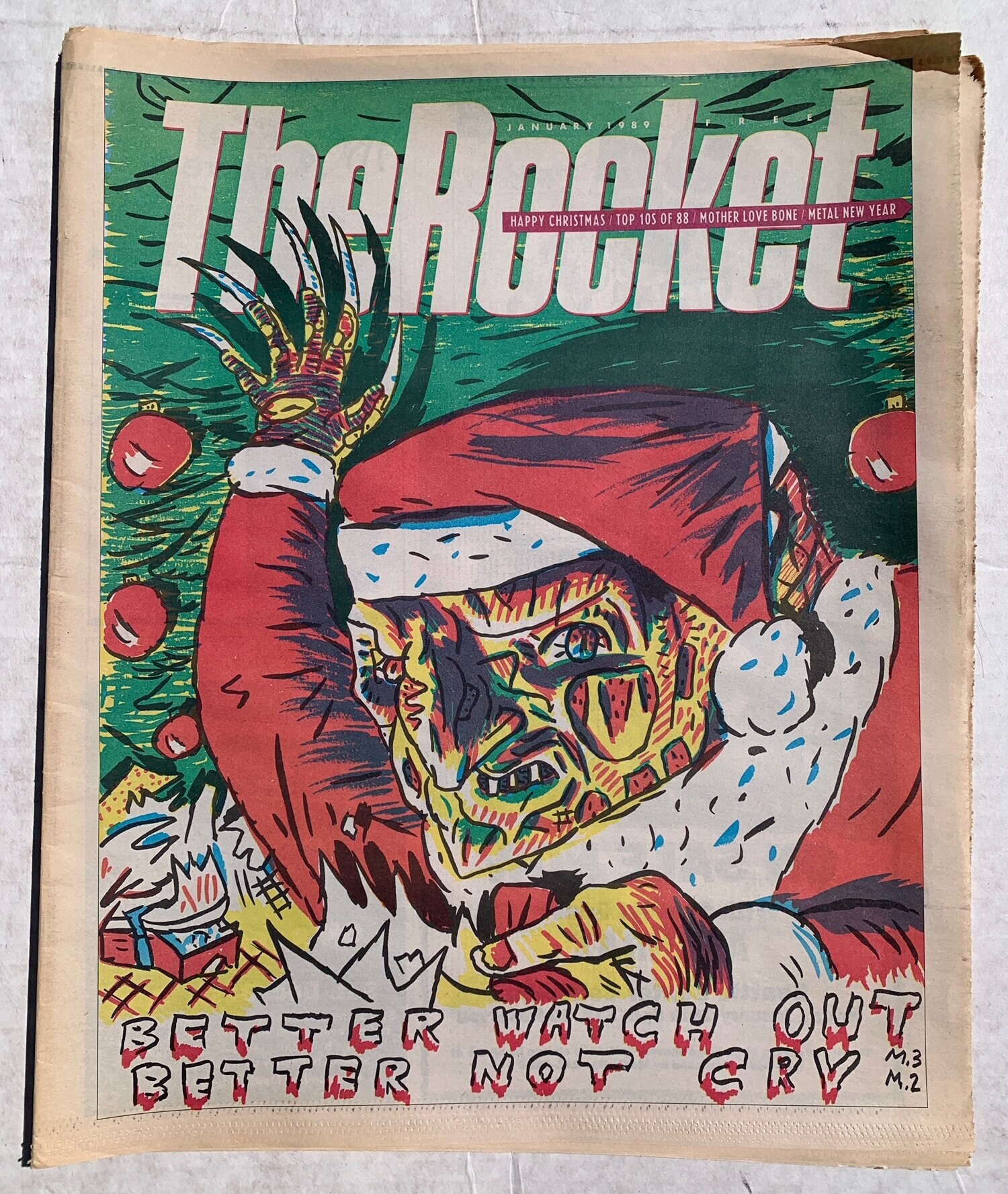 THE ROCKET Seattle Prince Mother Love Bone MAG 1989 Grunge - Etsy