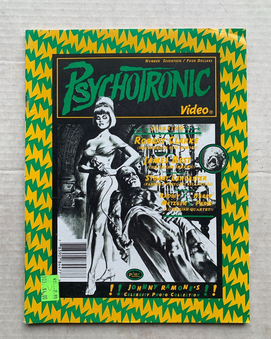 PSYCHOTRONIC Video #17 1993 Johnny Ramone's Photo Collection Radley ...