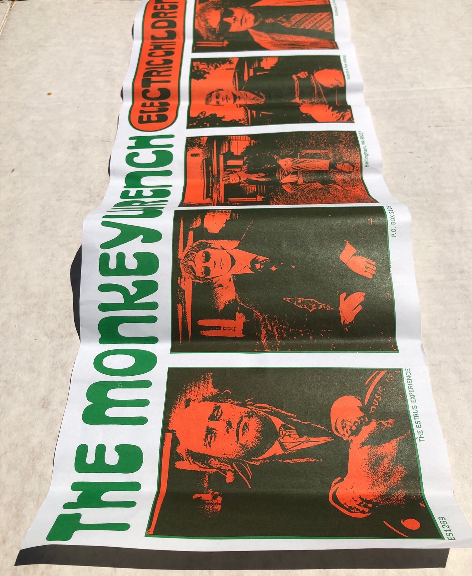 MONKEYWRENCH Electric Children POSTER Garage Rock Estrus Records Tim ...