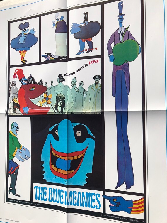 Aquarium Decoration Blue Meanies