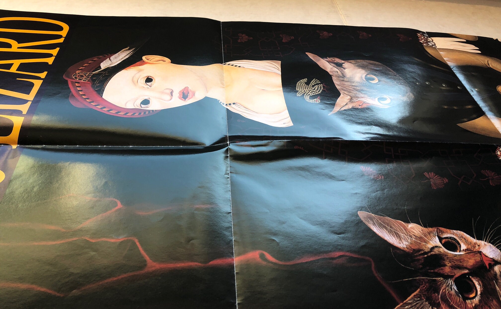 JESUS LIZARD Cats POSTER Liar Original 1992 Touch & Go Poster Malcolm ...