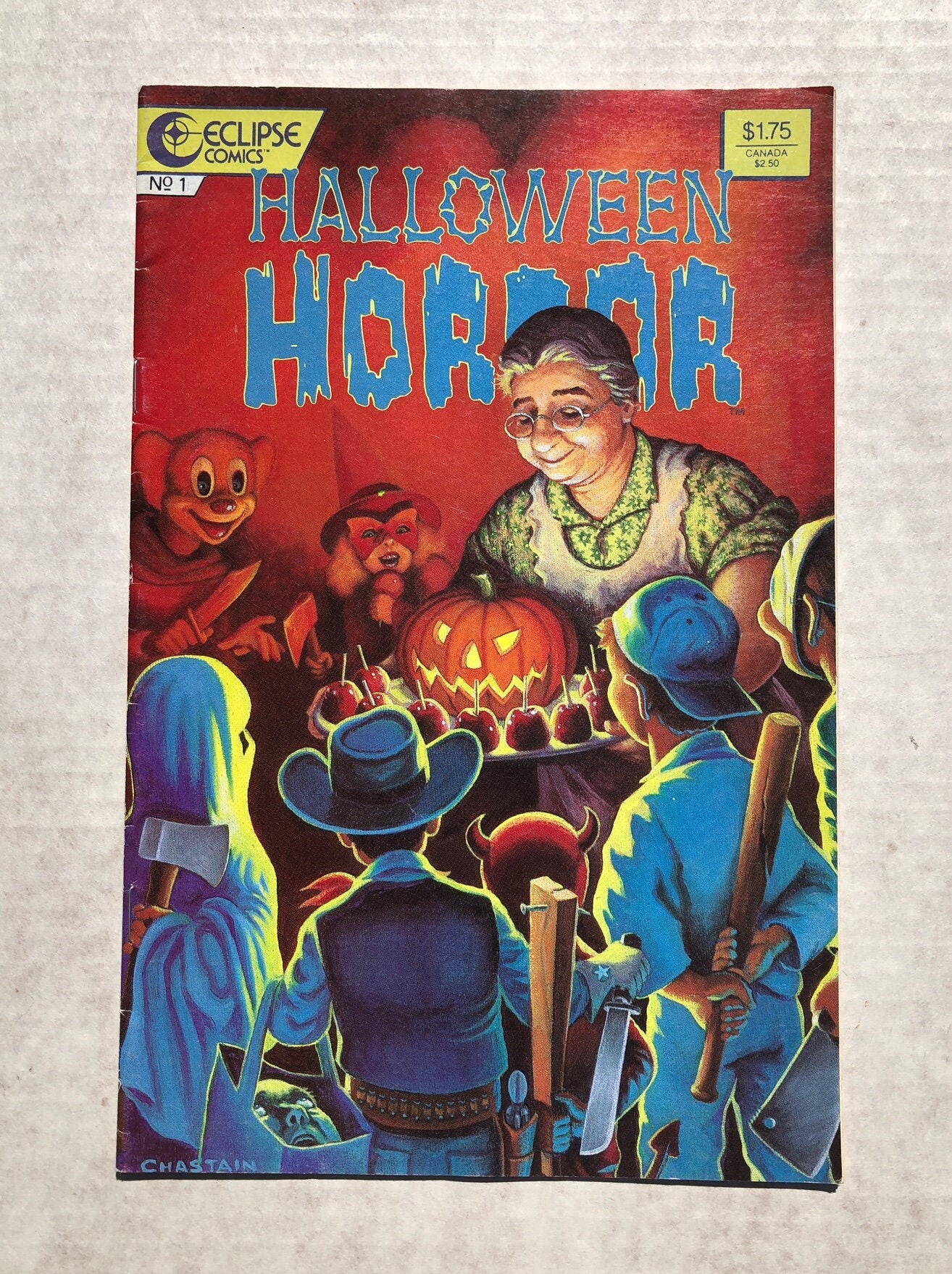 HALLOWEEN HORROR #1 1987 Monster Comic Book Creatures Fear Ogres ...