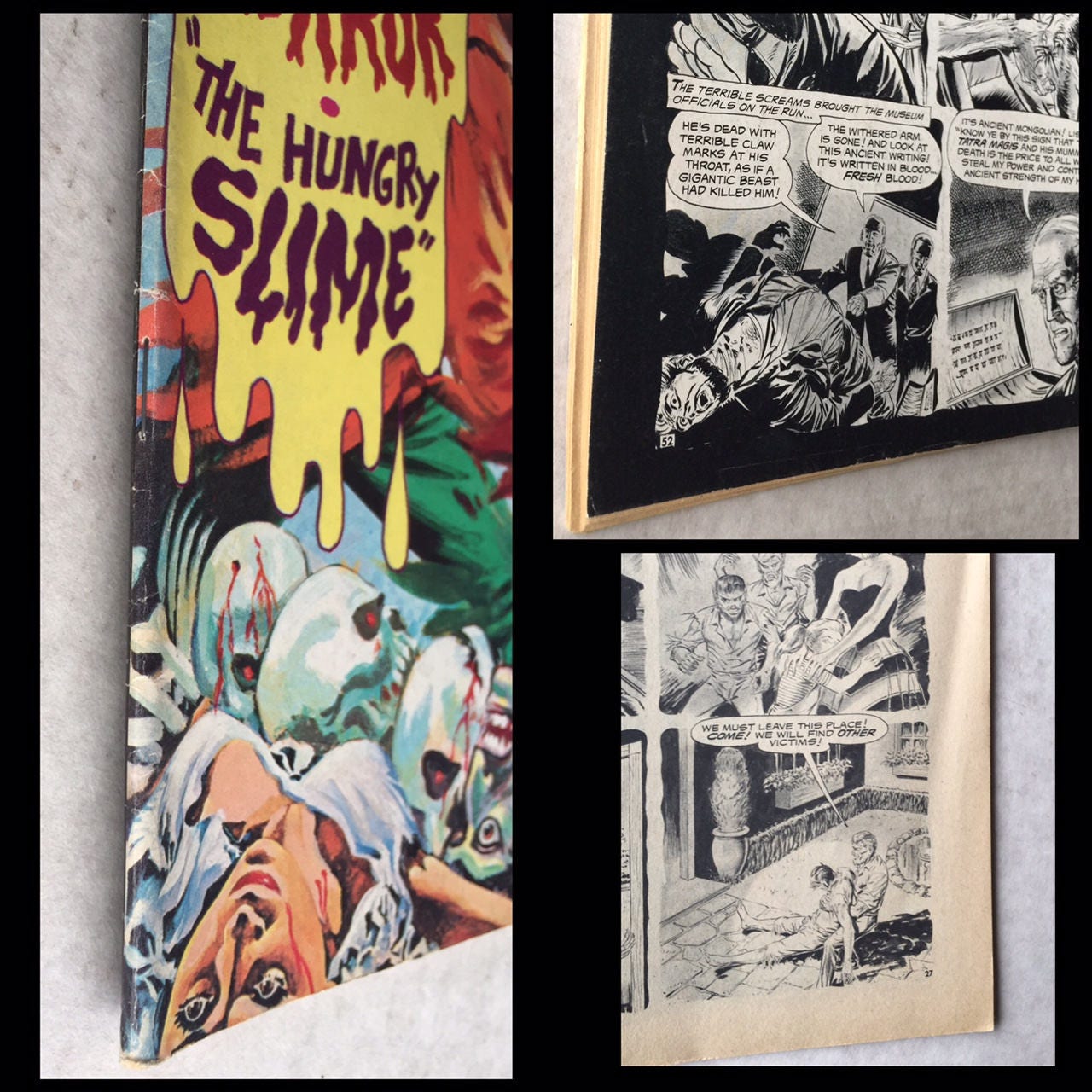 TERROR TALES 1973 Horror Comic Magazine Book Eerie Gore Vampires ...