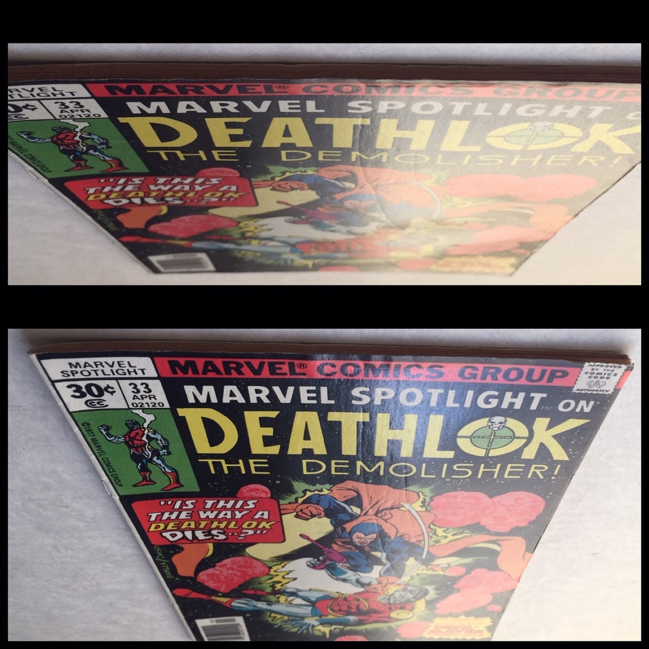 1977 DEATHLOK the Demolisher Marvel Spotlight 33 Comic Book - Etsy