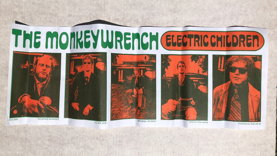 MONKEYWRENCH Electric Children POSTER Garage Rock Estrus Records Tim ...