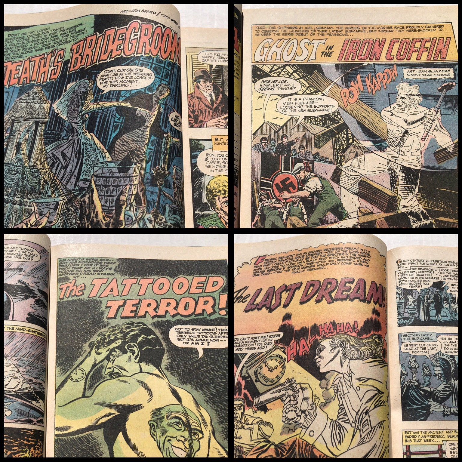 GHOSTS #1 1971 D.C. Comics HORROR COMIC Nick Cardy Wedding Skeleton ...