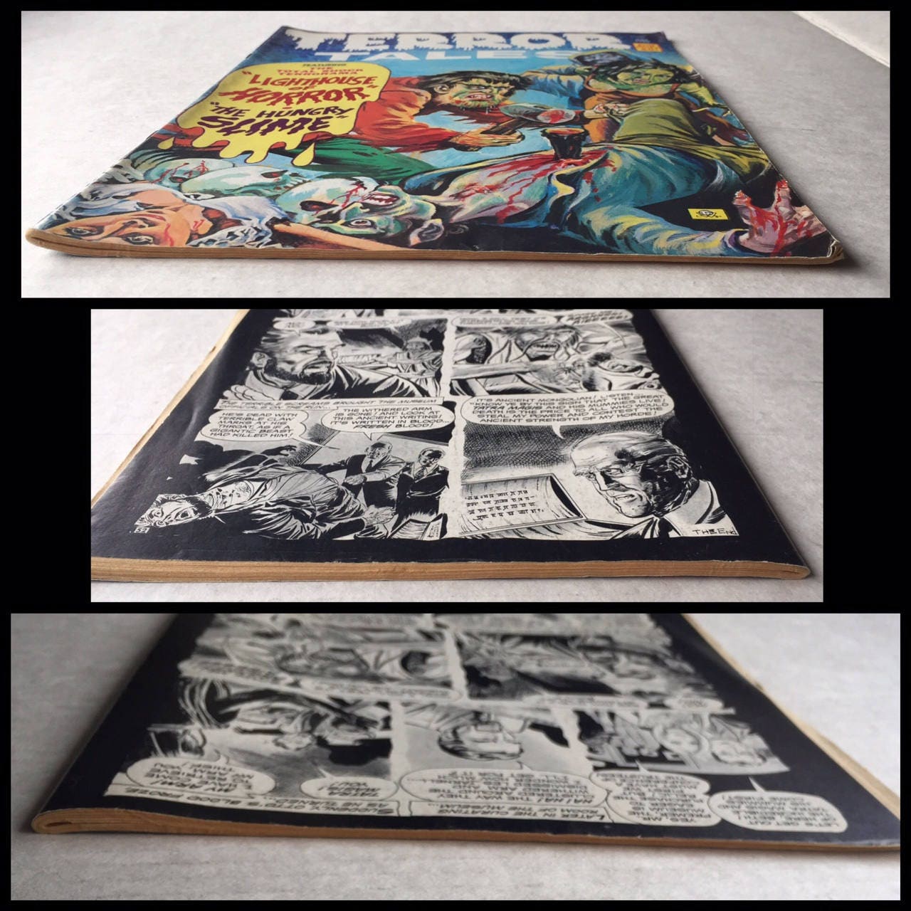 TERROR TALES 1973 Horror Comic Magazine Book Eerie Gore Vampires ...