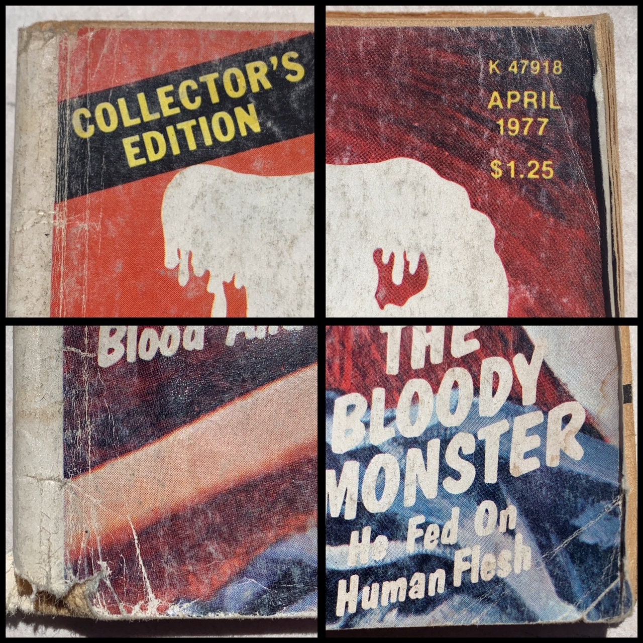 TERROR TALES 1977 Eerie Publications HORROR Comic Book Ghoul Satan ...