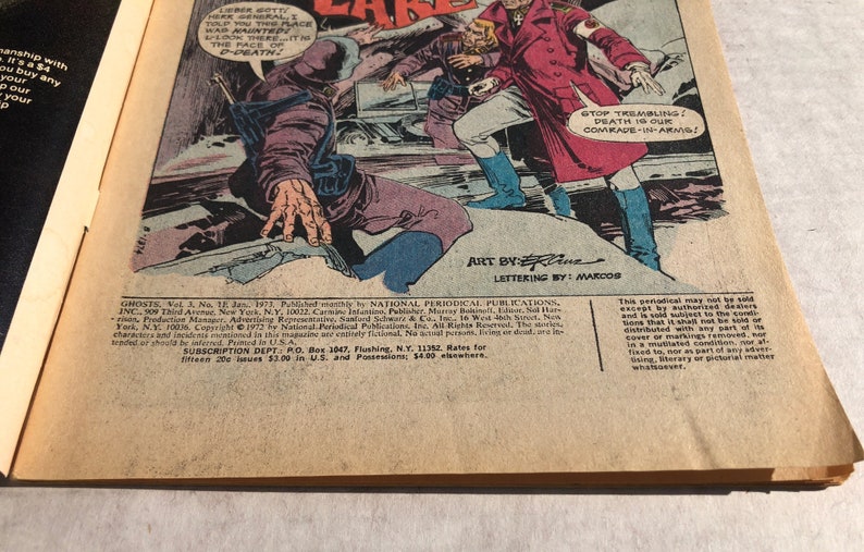 GHOSTS 11 1973 DC Comics Horror Comic Book Skeleton Organ - Etsy