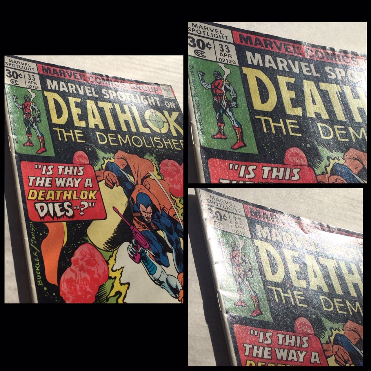 1977 DEATHLOK the Demolisher Marvel Spotlight 33 Comic Book - Etsy