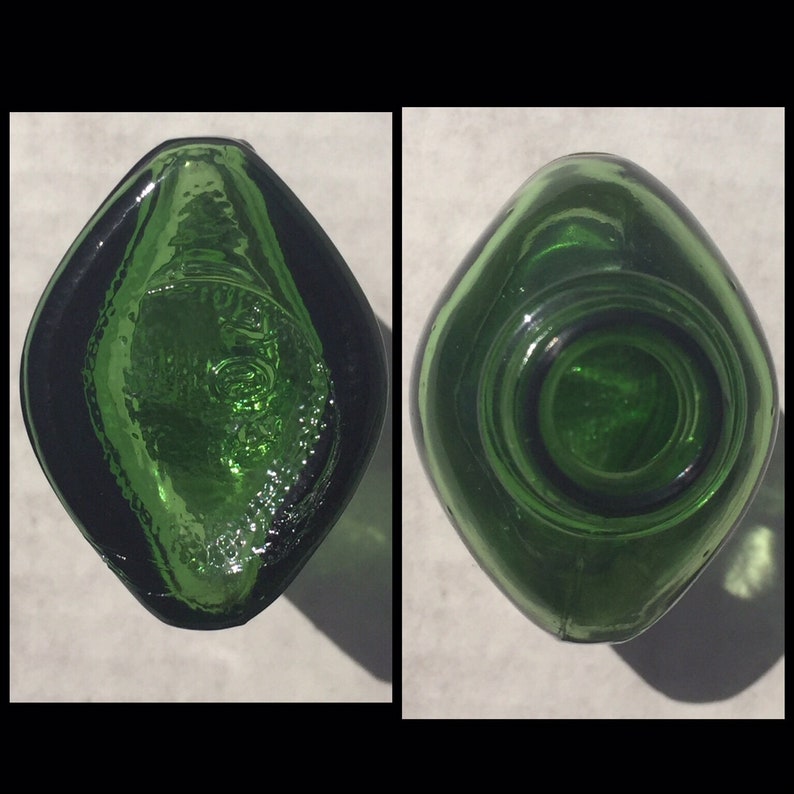 Vintage Green Bottle & Dropper for Charles of the Ritz Pressed Powder ...