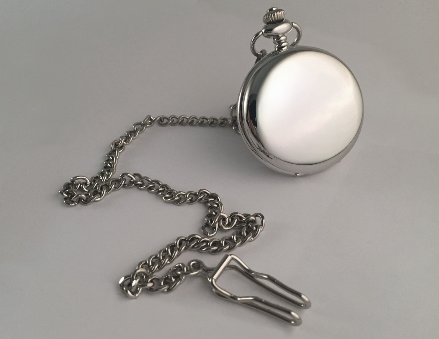 Personalized Pocket Watch Engraved for Free, Custom Silver Old ...