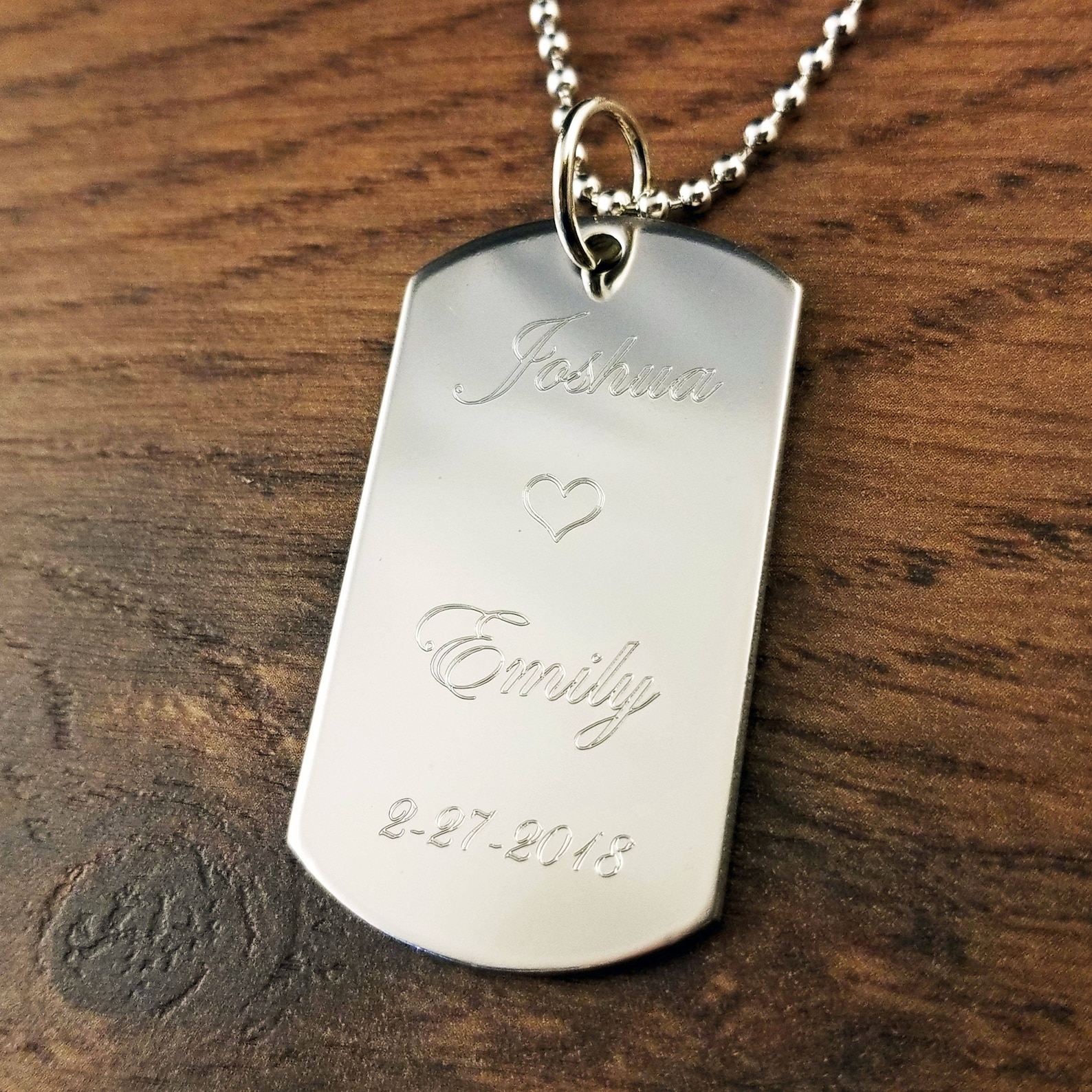Personalized Dog Tag With Free Engraving Stainless Steel - Etsy