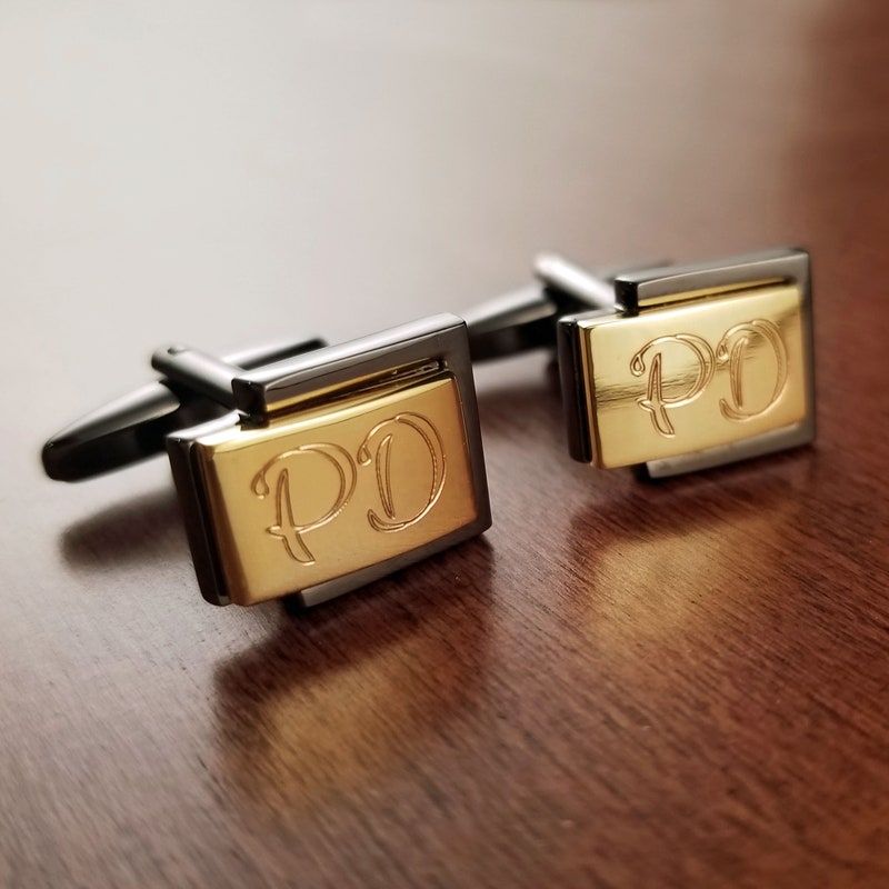 Gold Cuff Links - Etsy