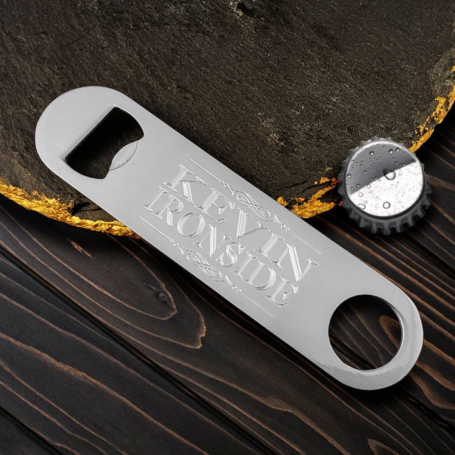 Personalized Bottle Opener, Stainless Steel Beer Bottle Opener With ...