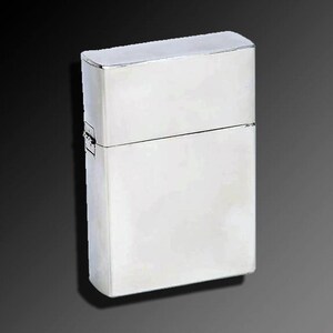 6oz Polished Stainless Steel Lighter Shaped Flask W/1oz Cup - Etsy