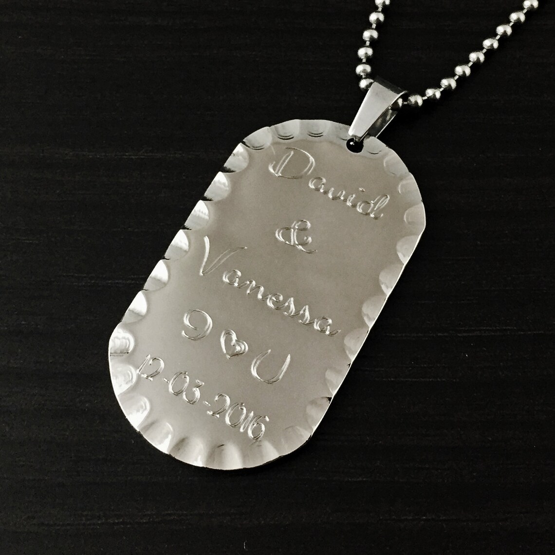 Personalized Dog Tag With Free Engraving Stainless Steel - Etsy