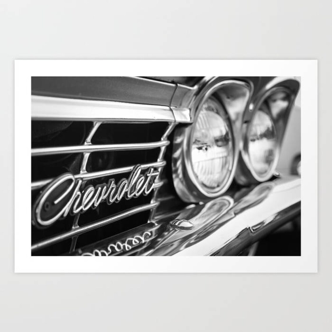 Chevrolet Emblem on a 1965 Chevy Impala Automotive - Etsy