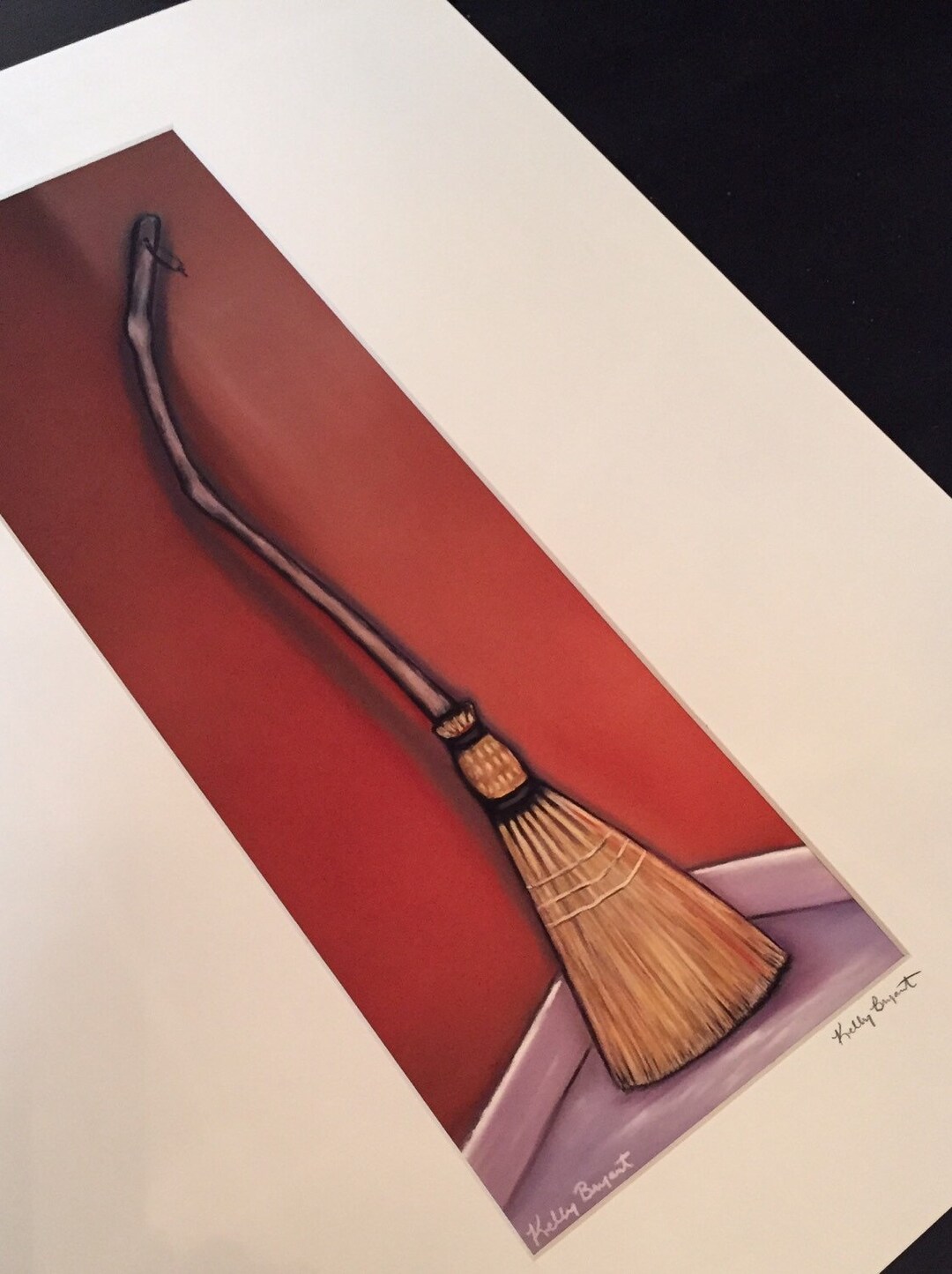 Broom, Giclee Print of Original Pastel Painting - Etsy