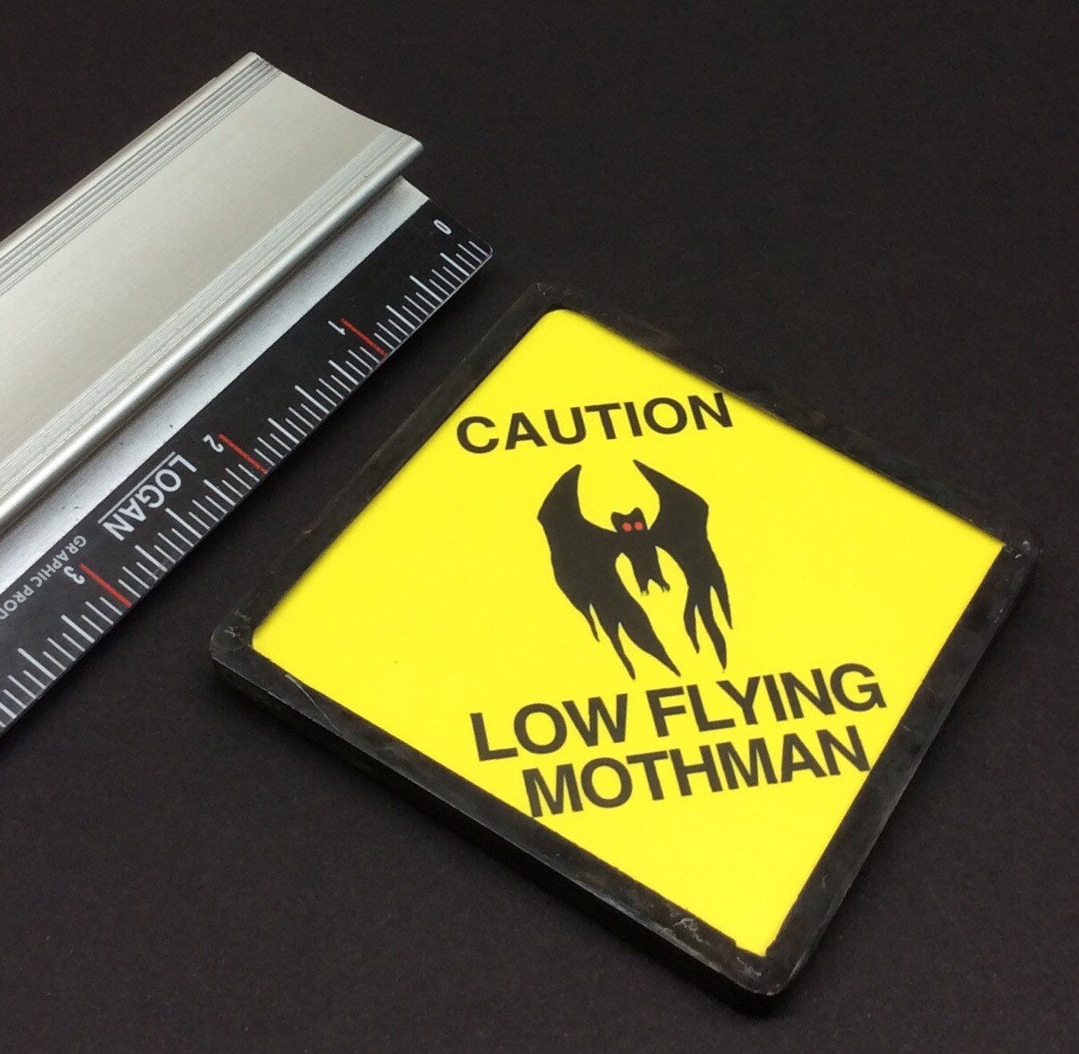 Caution Low Flying Mothman Magnet - Etsy