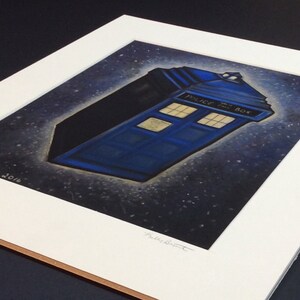 TARDIS, Giclee Print From Original Pastel Painting - Etsy