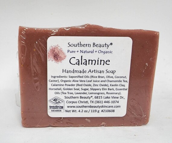 Calamine Bar Soap Soothing Bar Soap Natural Handmade Soap - Etsy