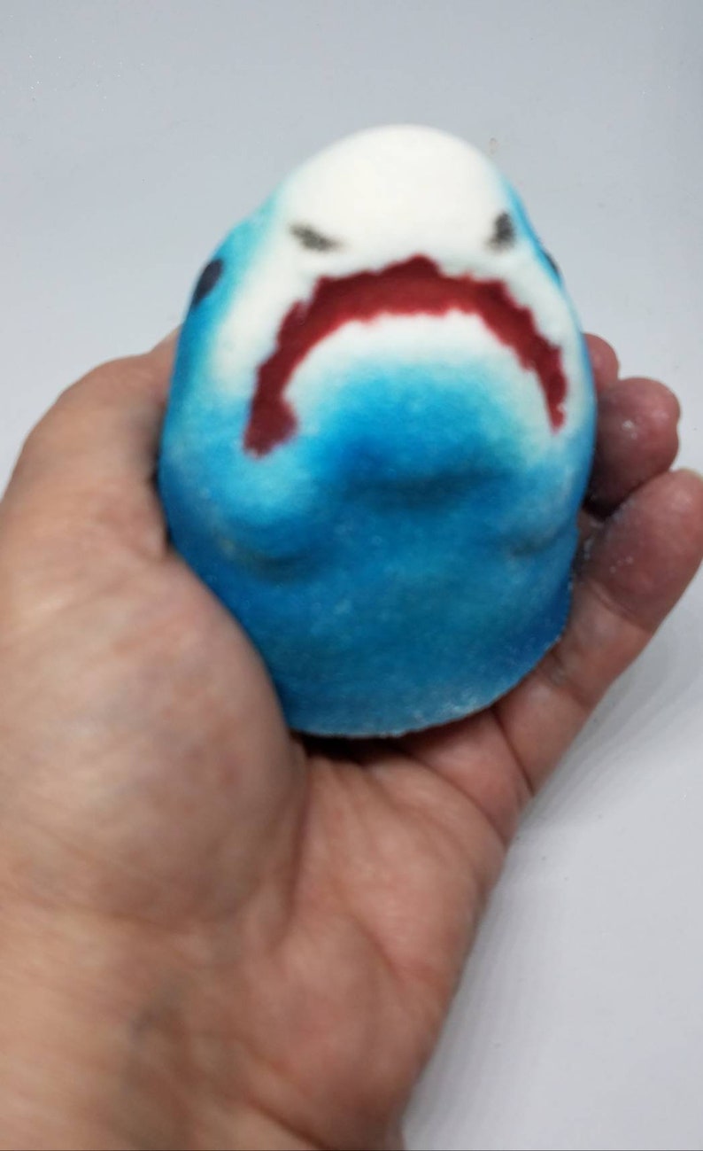 Shark Bath Bomb bleeding Shark Bath Bomb Shark Week Bath Bomb for Kids ...