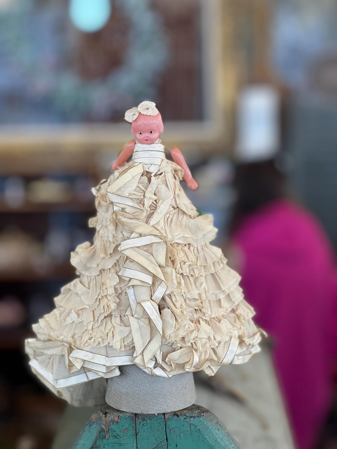 Frozen Charolette in a Handmade Dress of Crepe Paper - Etsy