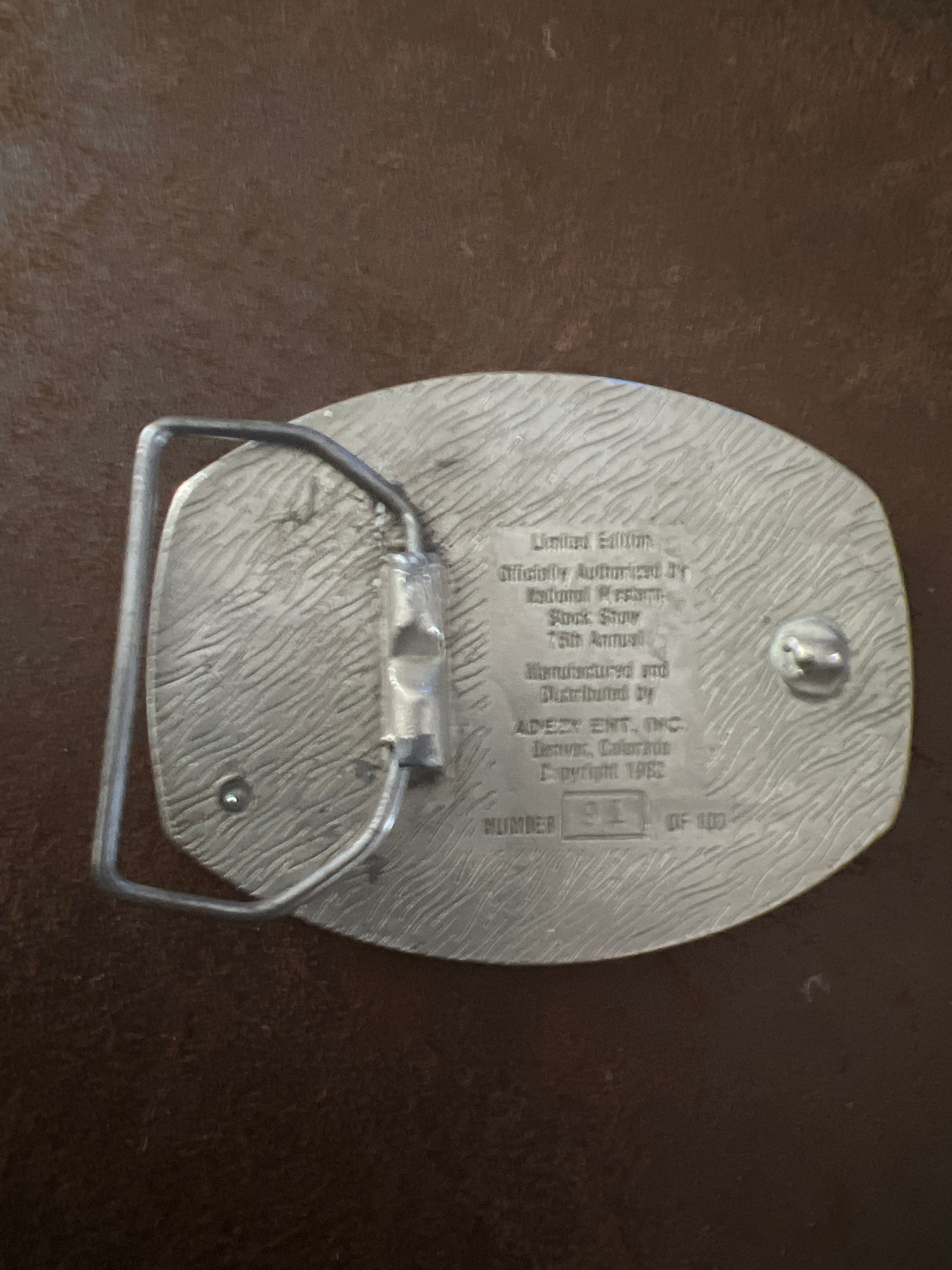 Limited Edition National Western Stock Show & Rodeo Belt Buckle Pig ...