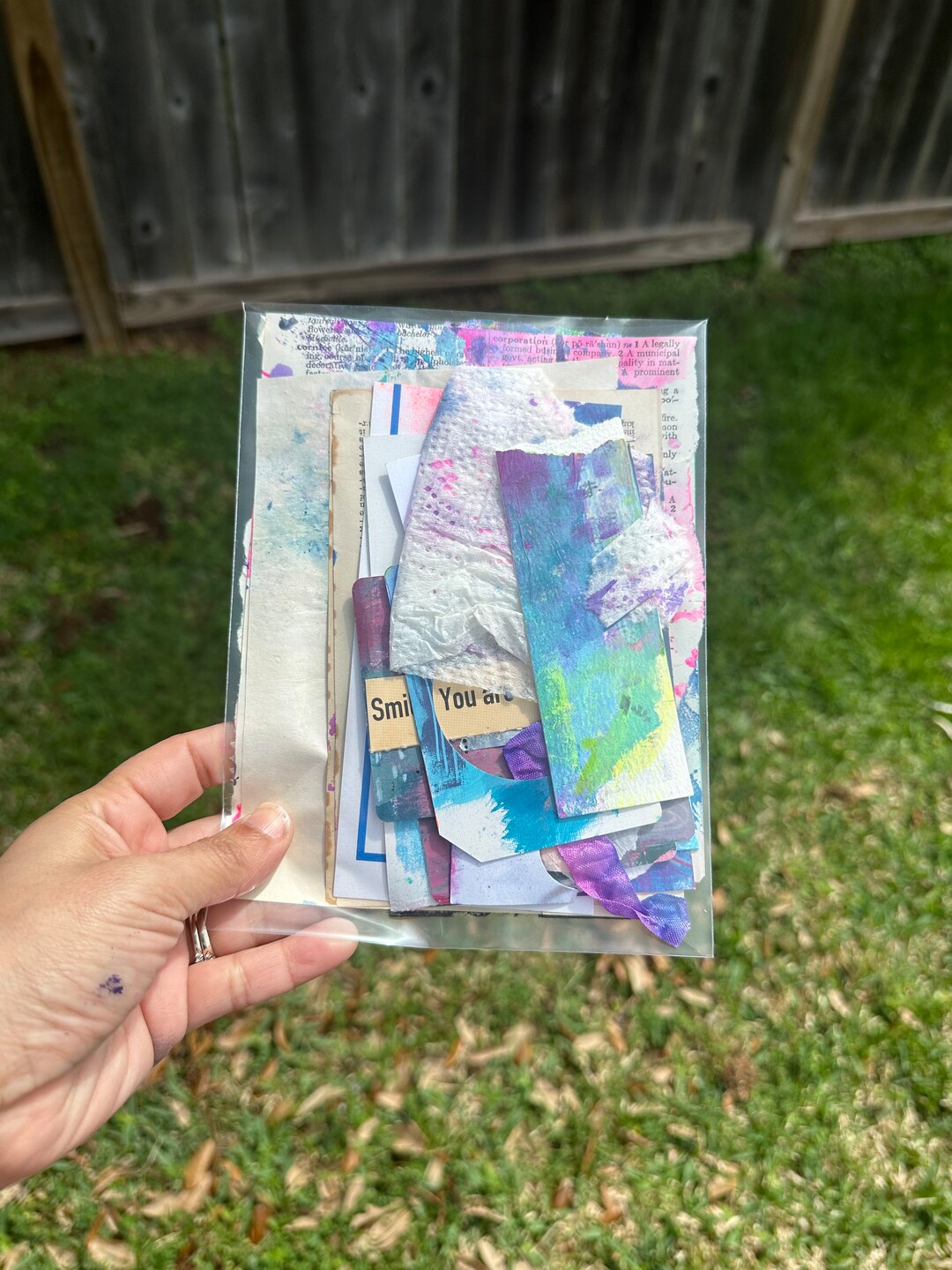 Art Journaling Collage Fodder Scrap Pack - Etsy