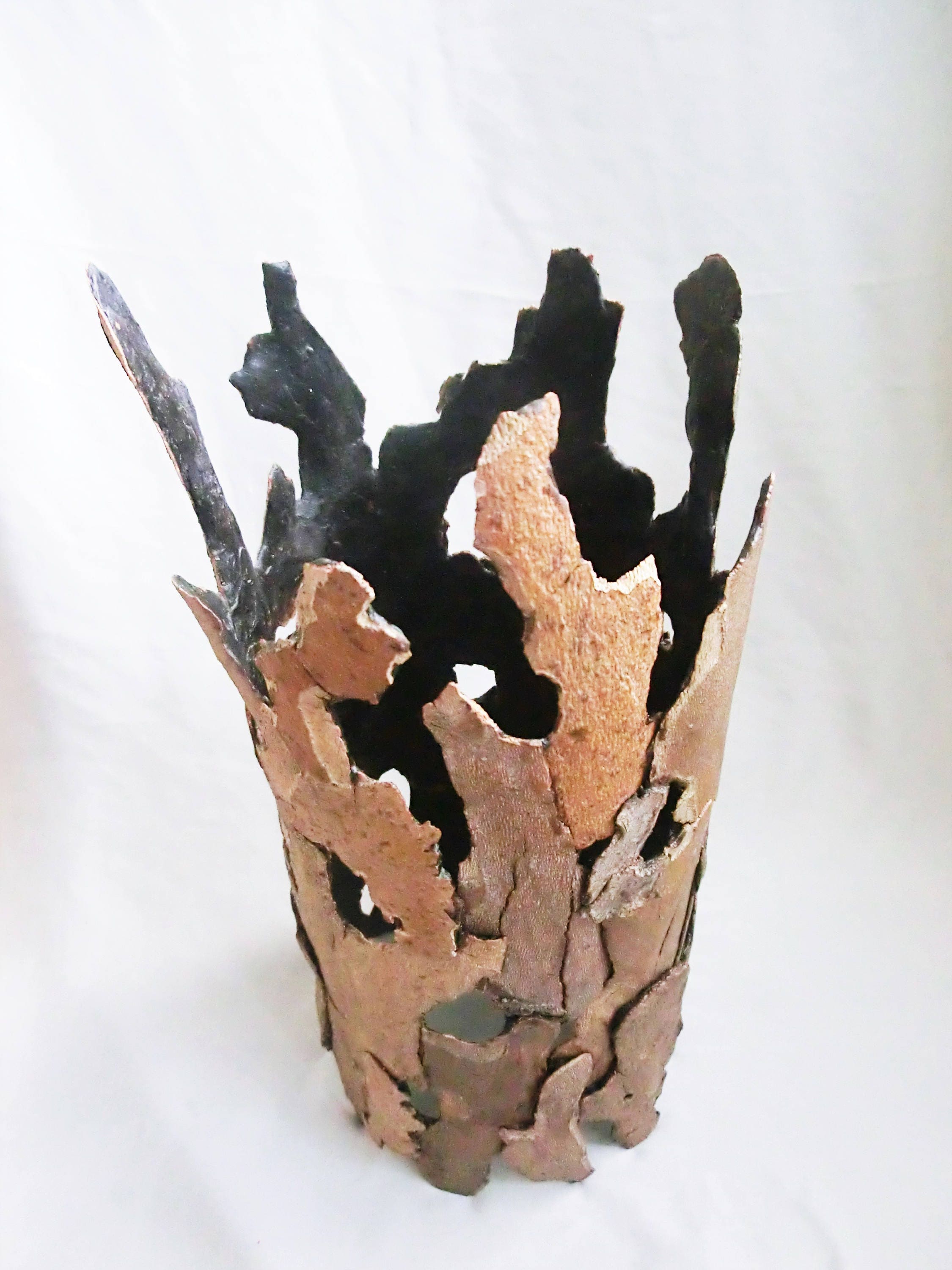 TRUNK Decorative Plane-tree Bark Stuck With Wax/ Can Be Cast in Bronze ...