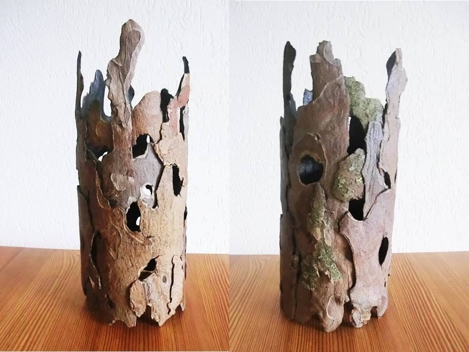 TRUNK Decorative Plane-tree Bark Stuck With Wax/ Can Be Cast in Bronze ...