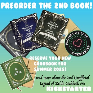 The 2nd Unofficial Legend of Zelda Cookbook Preorder! Sequel With 100 ...