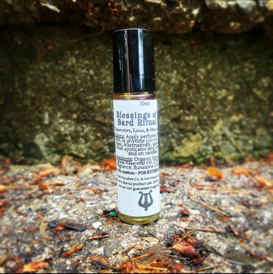 Blessings of the Bard Roll on Ritual Oil Creativity Luck Healing Artist ...