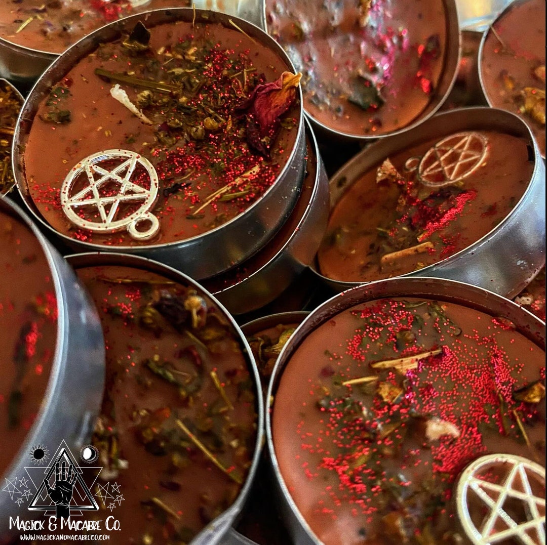 Baphomet Tea Light Candles: Herbs & Spicy Sandalwood | Balance ...