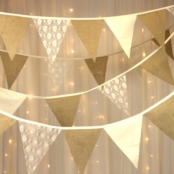 Rustic Bunting - Etsy UK